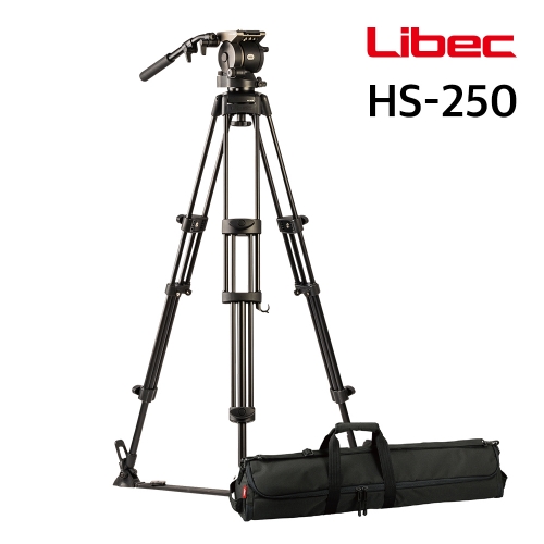 [LIBEC] HS-250 유압 헤드 비디오 삼각대 / 탑재중량 5kg
