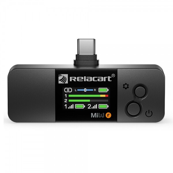REALCART Mi3 2.4G 싱글 무선마이크 /송신기 구매시 2:1마이크 사용가능/최대120m/충전케이스 미포함
